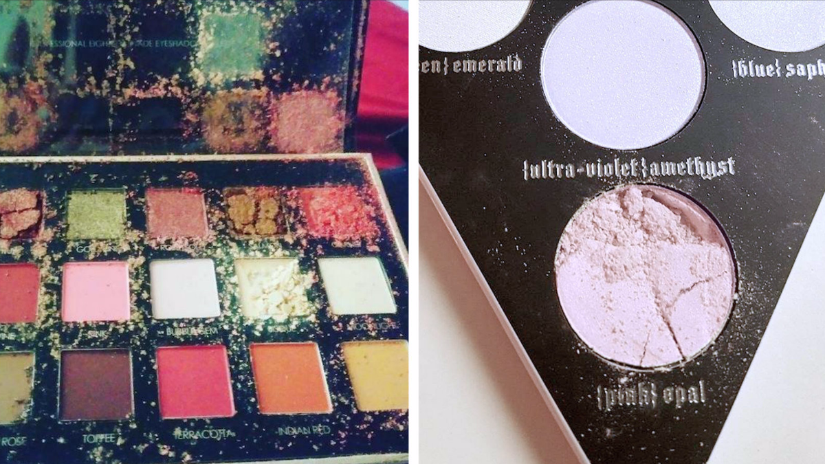 14 makeup palettes that were destroyed in tragic ways