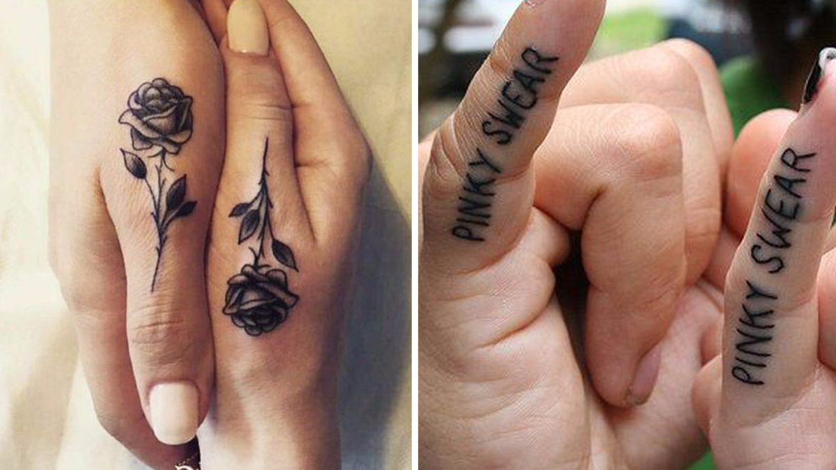 The cutest finger tattoos to get with your BFF