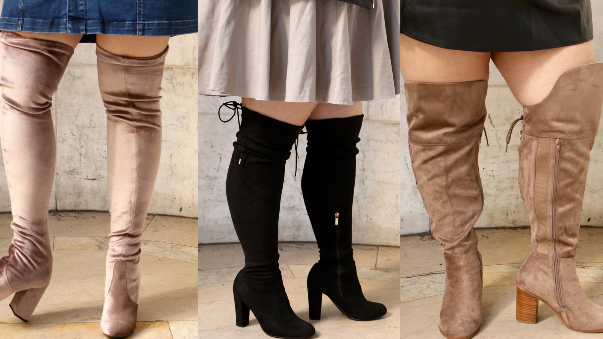 I tried on 5 pairs of fall boots for wide calves and thighs