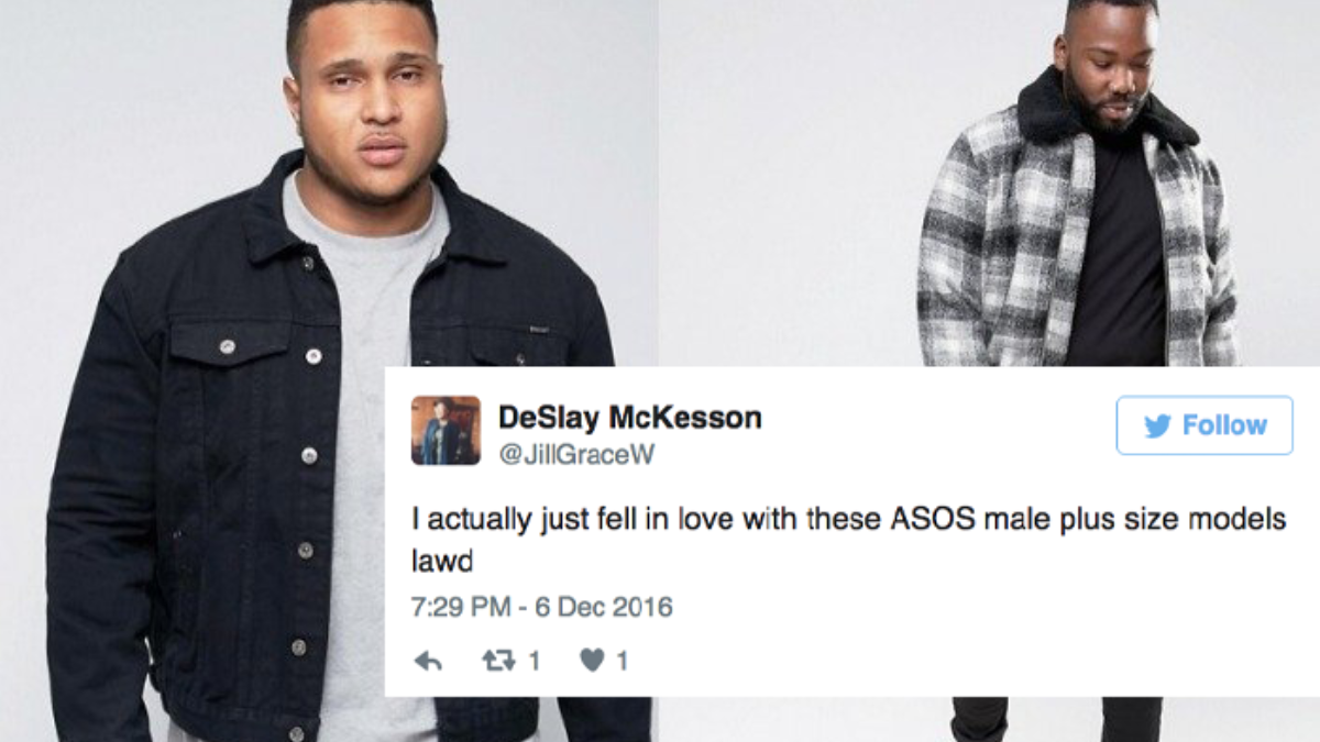 ASOS hired plus-size male models and the internet is in love