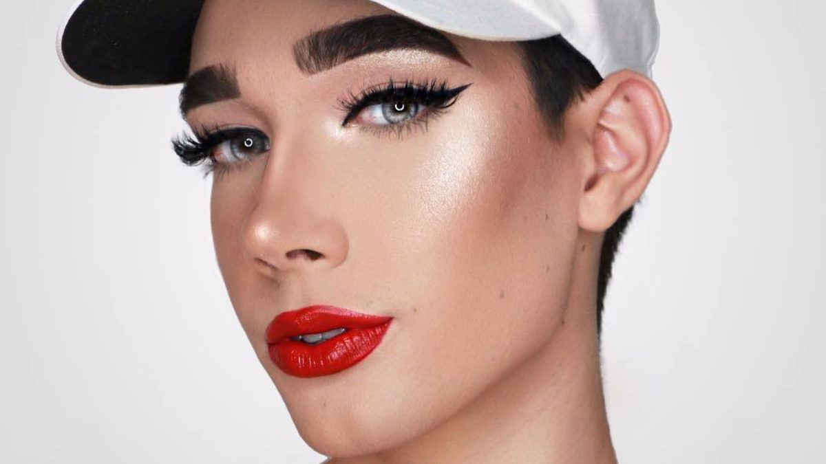 James Charles' proud dad built him a glam room