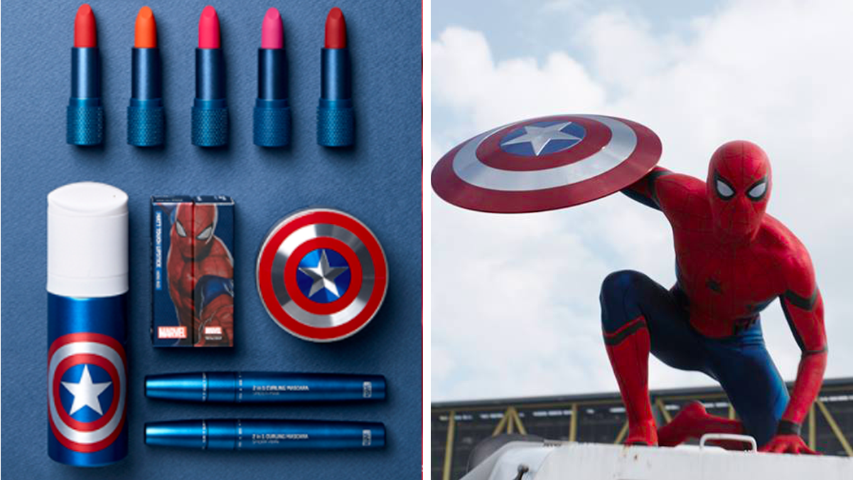 There's an entire Marvel beauty line that you can actually buy