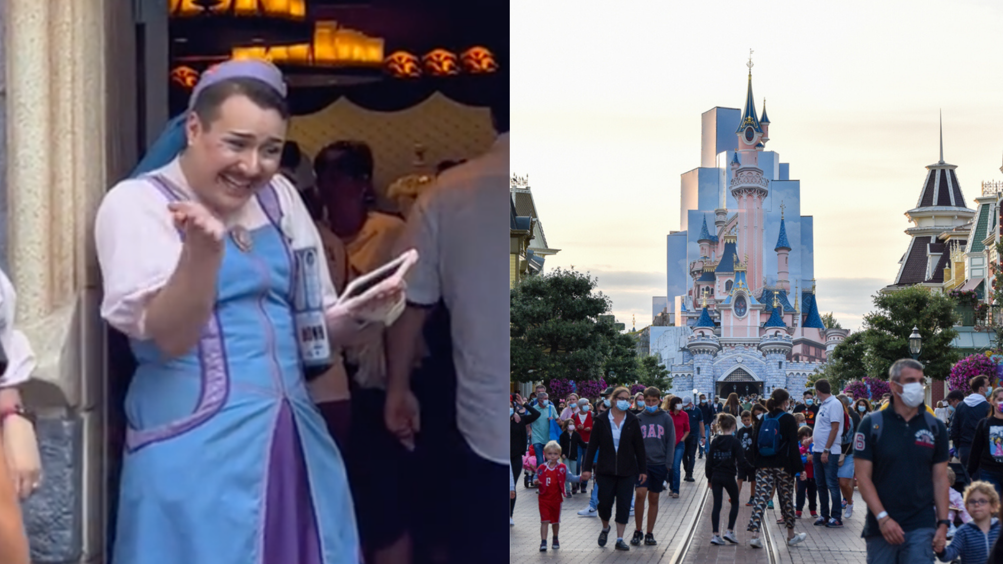 Disney Under Fire for Having Male Employee Wear a Dress & Makeup in ...