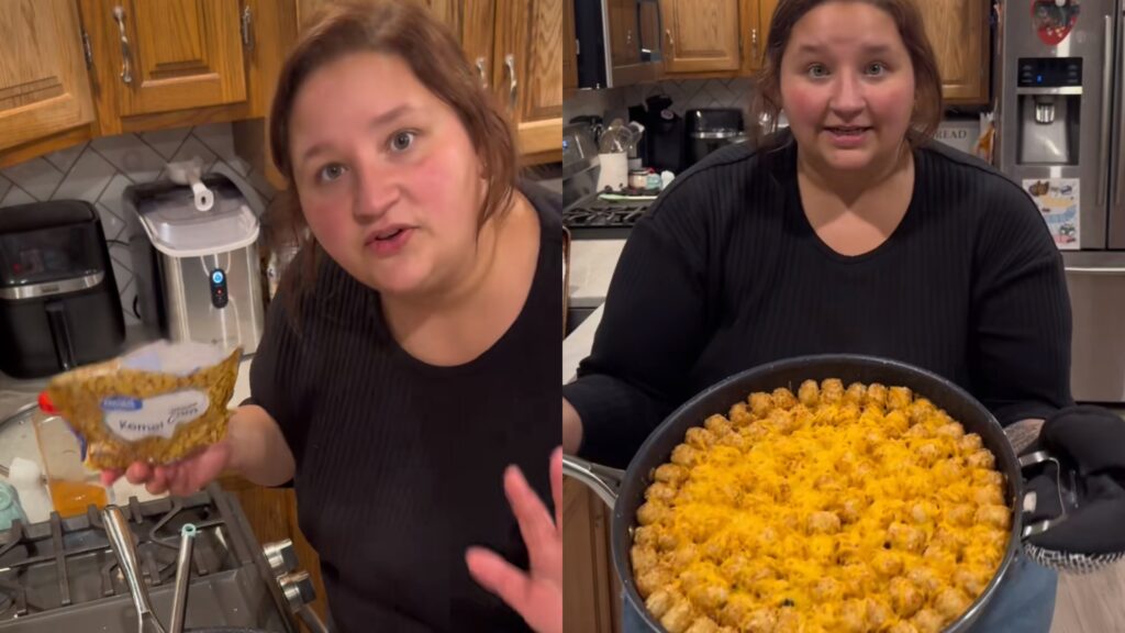 Mom Shares 'Aggressive' Hot Dish Cooking Video & Her Vibe Is Everything