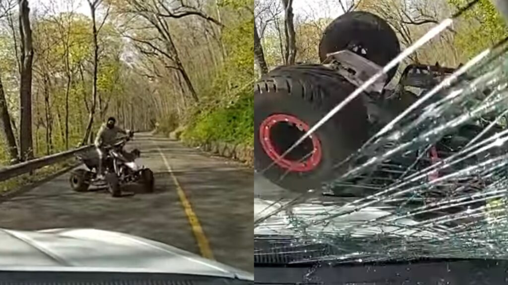 Startling Video Shows Teen ATV Driver Cut Off by Police Violently Crash ...
