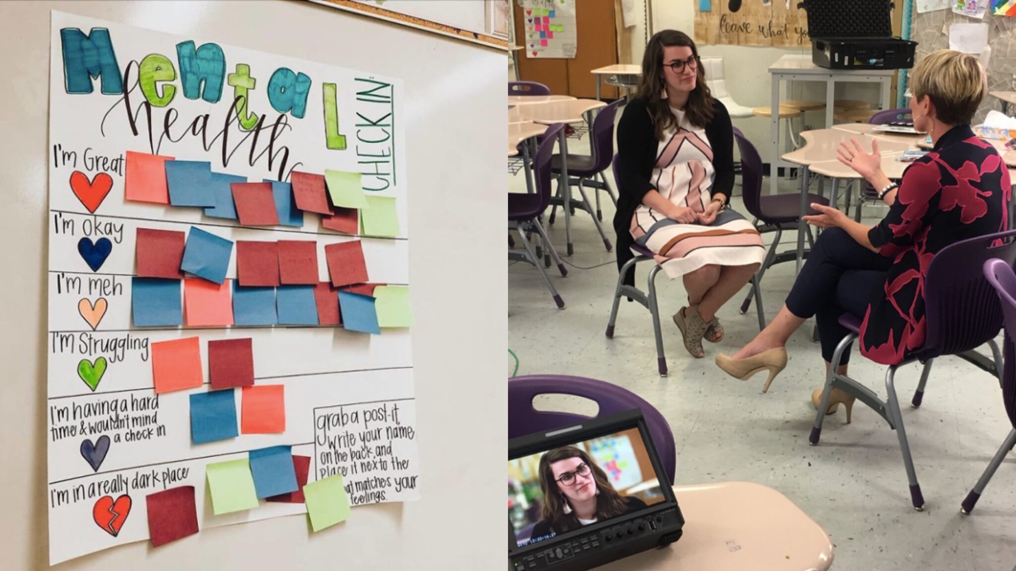 This Teacher's Mental Health Check-In Chart Has Inspired Educators ...