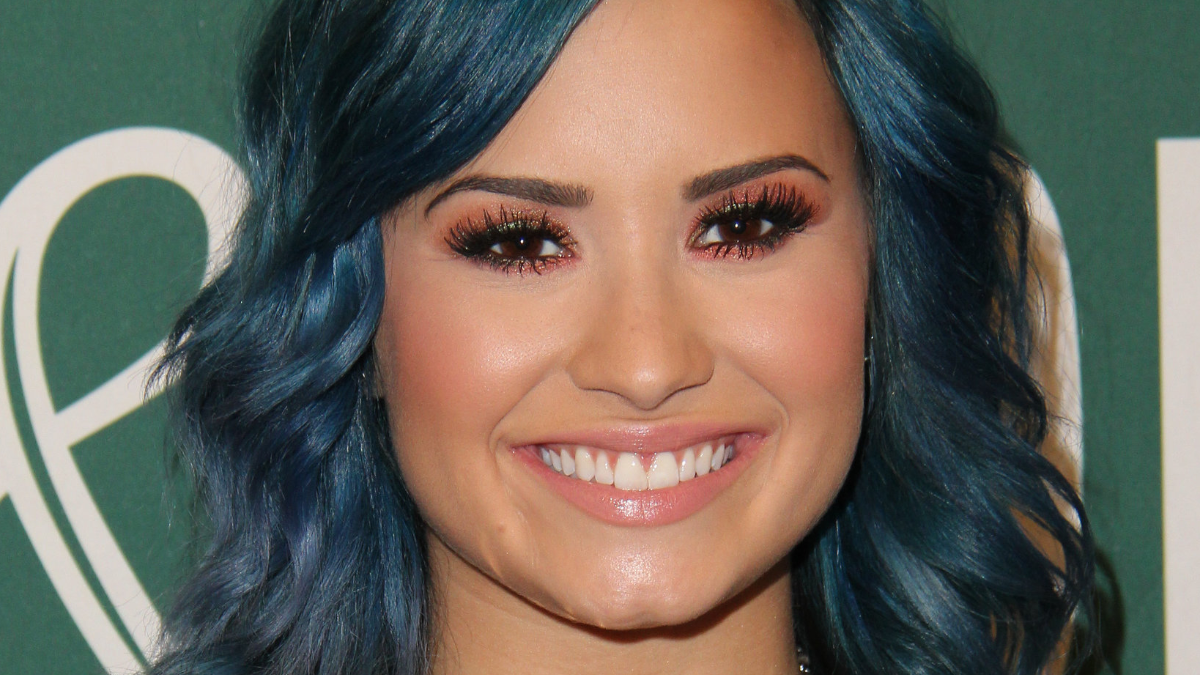Demi Lovato Photoshoot 2024 Blue Hair