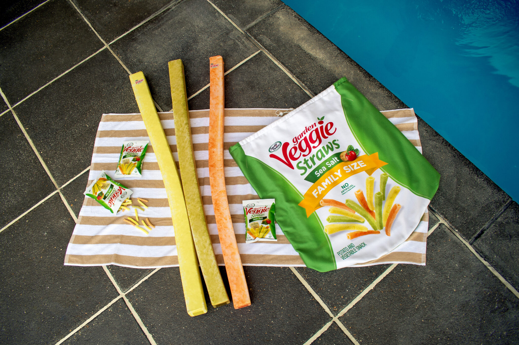 Make a Splash Veggie Straw Pool Noodles This Summer
