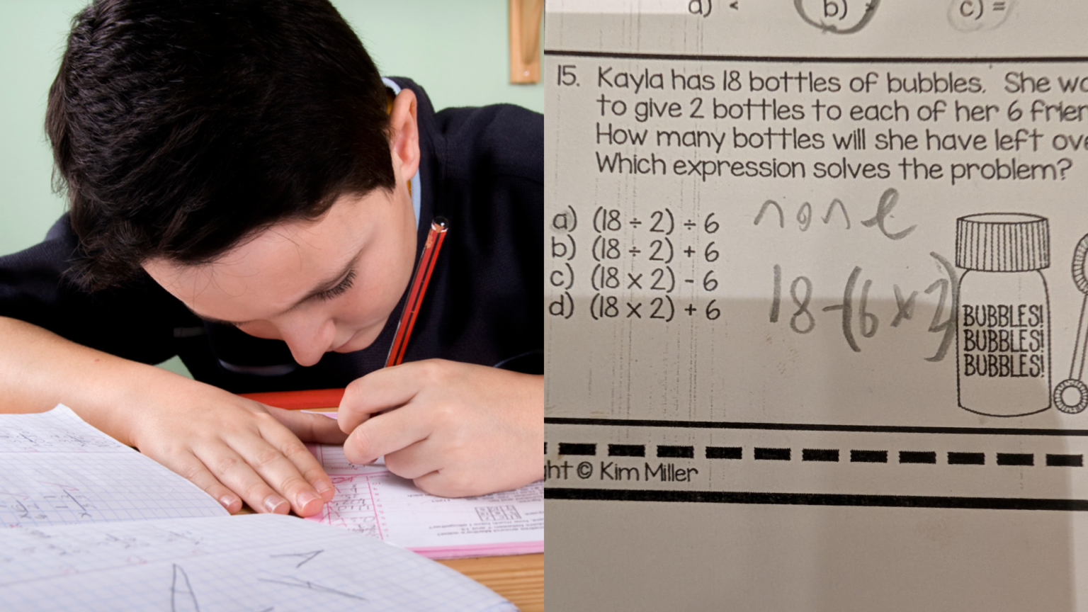 Dad Desperately Asks for Help With 5th Grade Math Homework