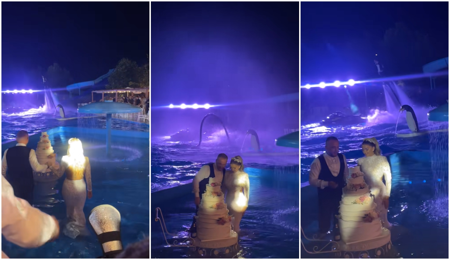 Weird Pool Wedding Ceremony Leaves the Internet Confused