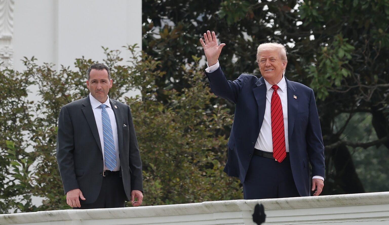 Trump Is Accused of 'Sundowning' on White House Roof