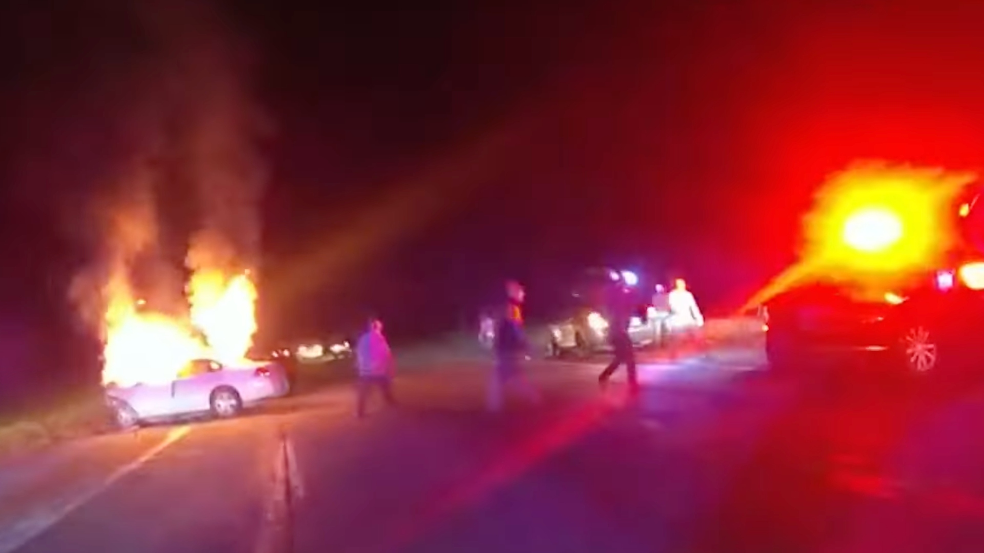 Body Cam Footage Shows Police Breaking Up Party Before Crash