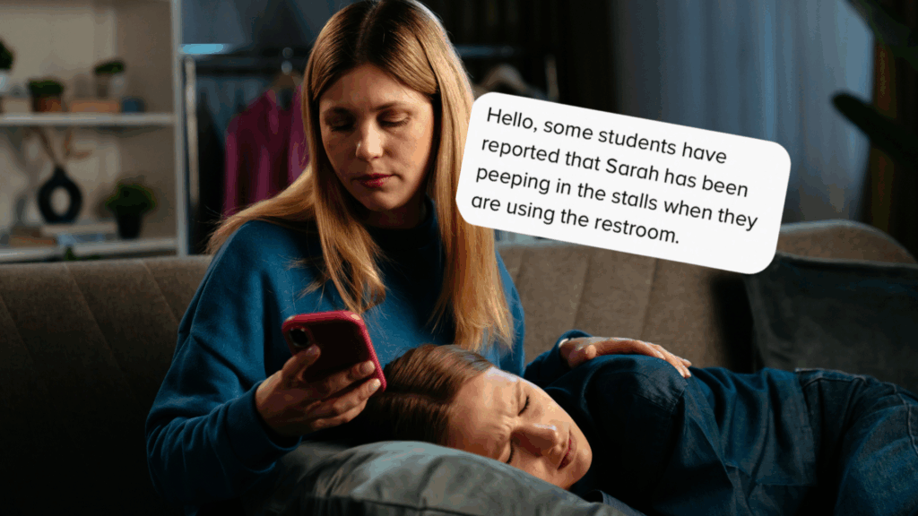 School Sends Wrong Parent Text About Child Peeping in Bathroom