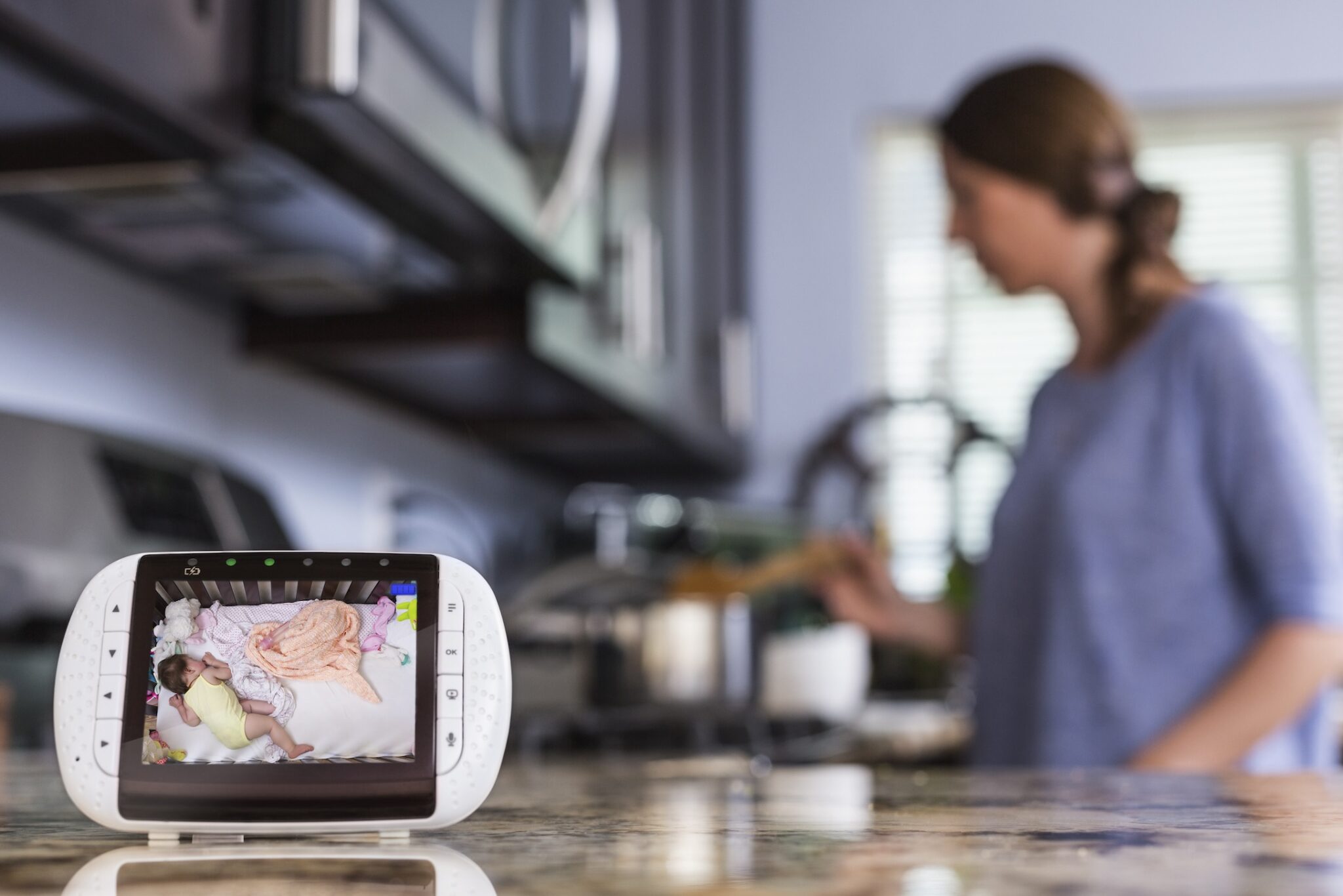 Dad Sends SOS to Wife on Baby Monitor