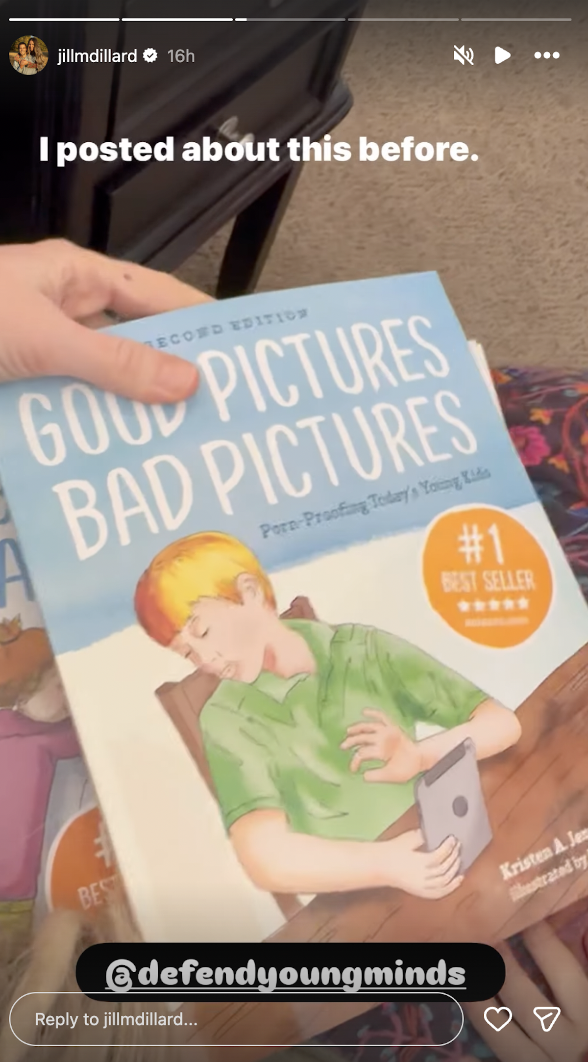 Jill Duggar's Reading Her Kids a Controversial Book