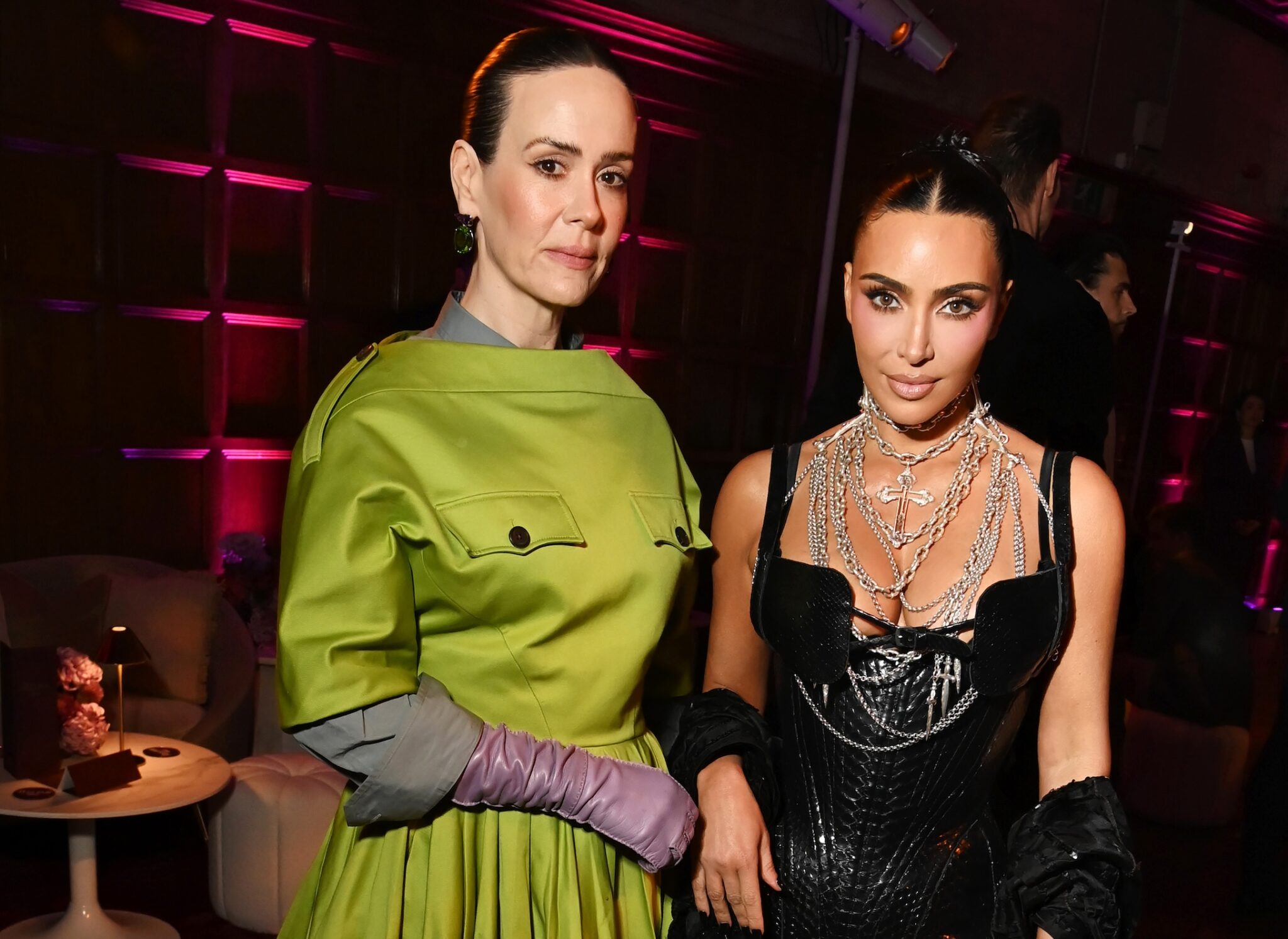 Clip of Sarah Paulson Slapping Kim Kardashian Goes Viral