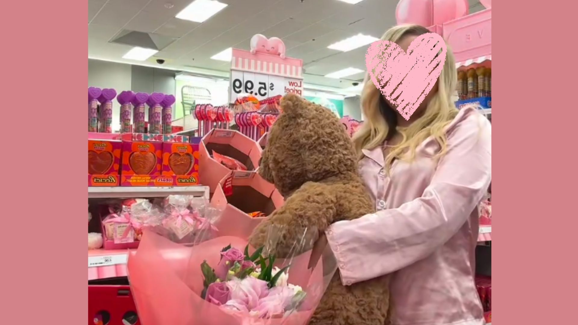 An Influencer Used Target for a Valentine's Day Photoshoot