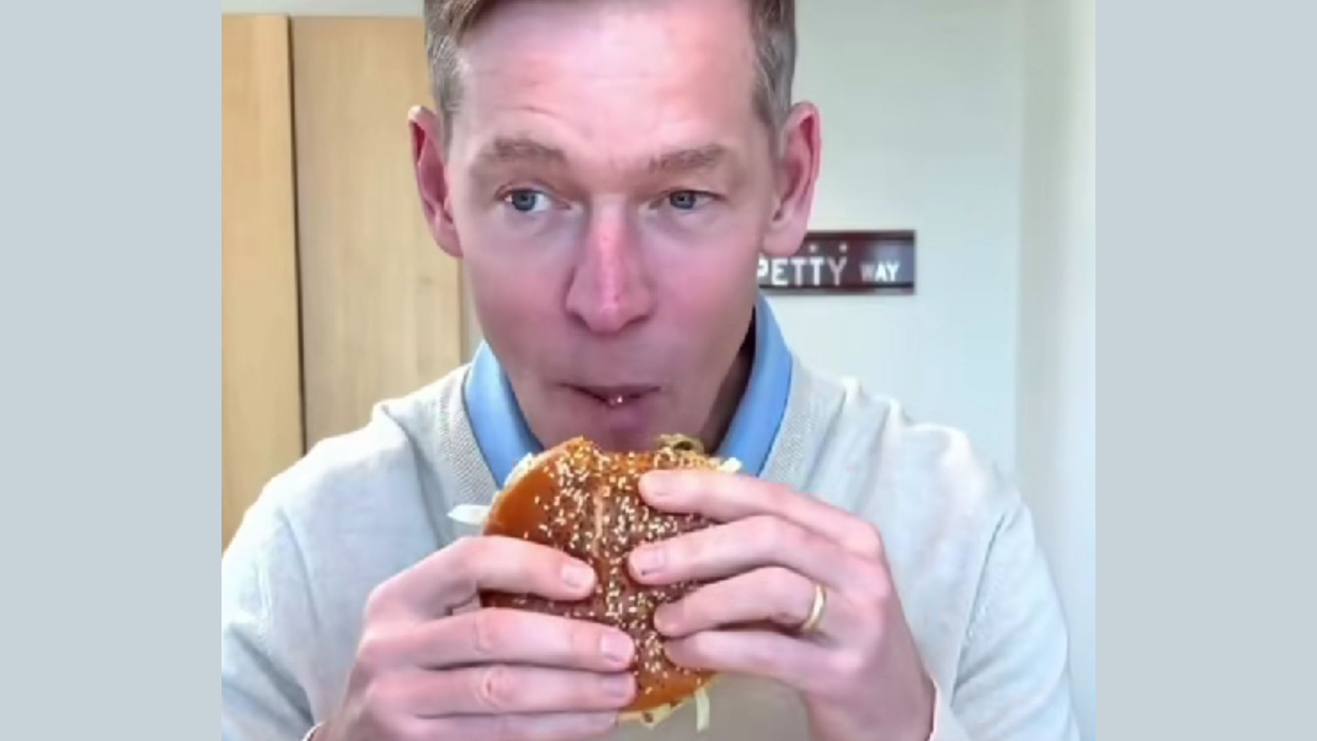 McDonald's CEO Can't Even Try His Own Burger in Viral Video