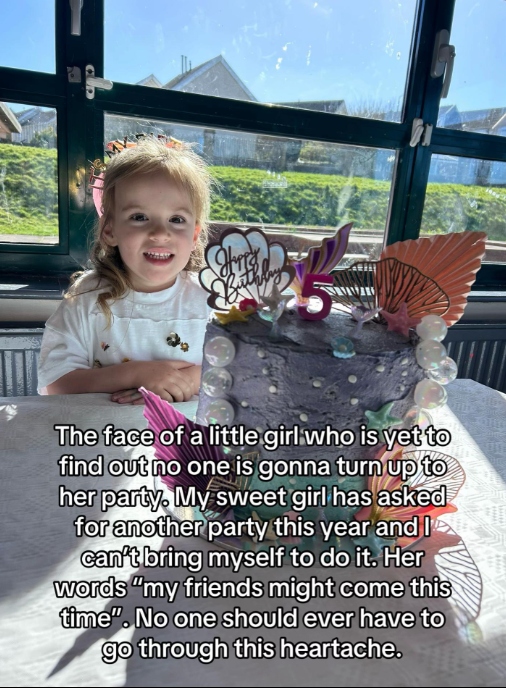 Mom Shares Gutting Moment Daughter Asks Why No Friends Showed Up to Her ...