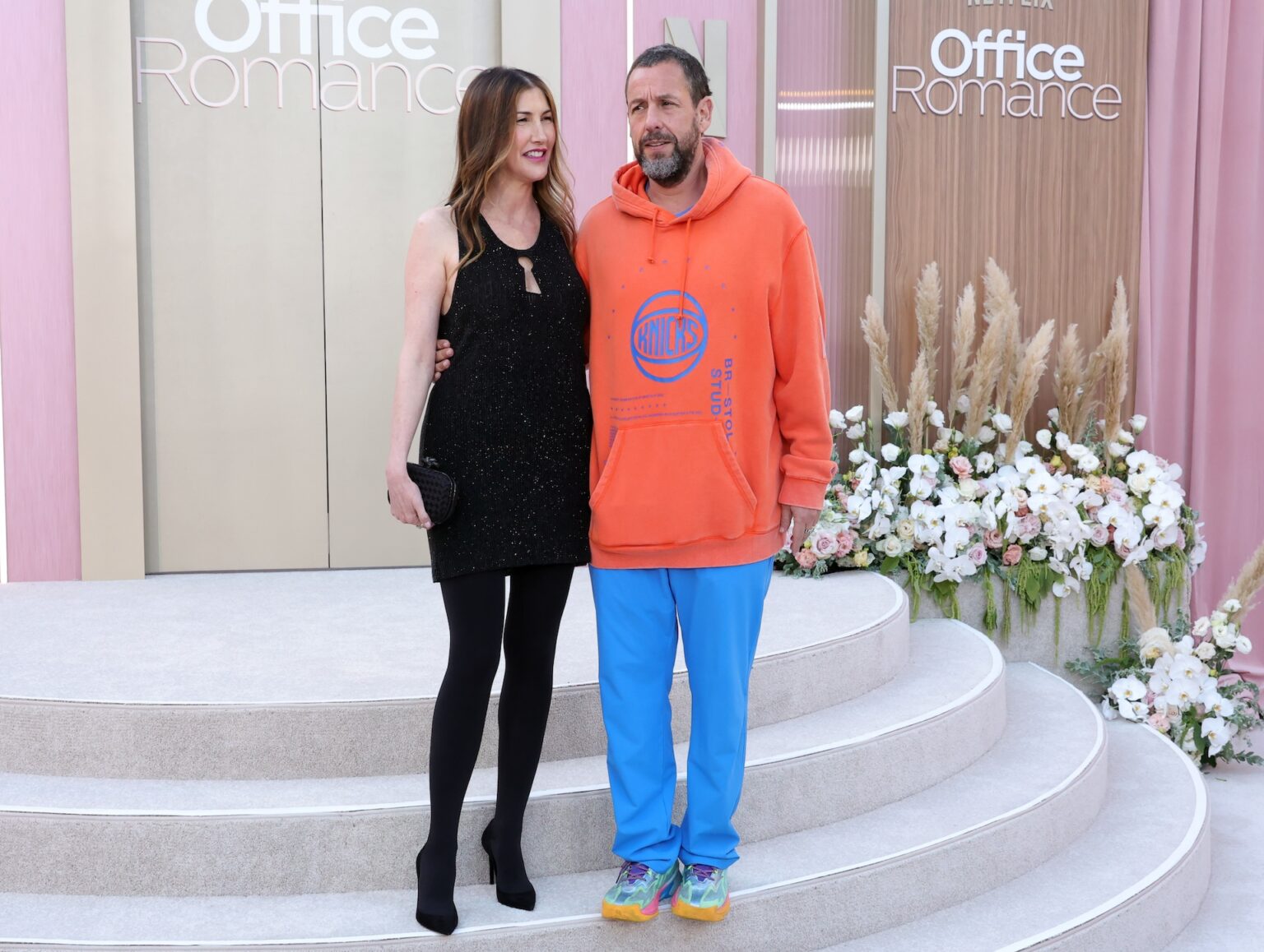 Adam Sandler Showed Up to His Wife's Film Premiere in a Hoodie