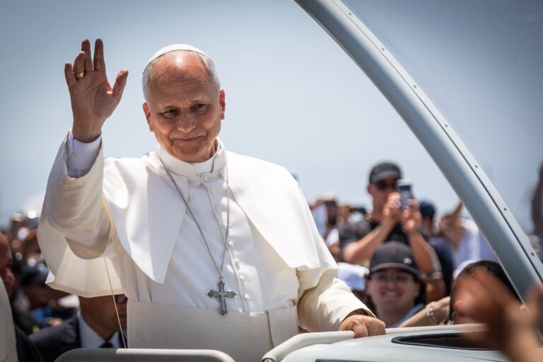 Pope Leo XIV Did a Gen Alpha Hand Gesture From the Popemobile